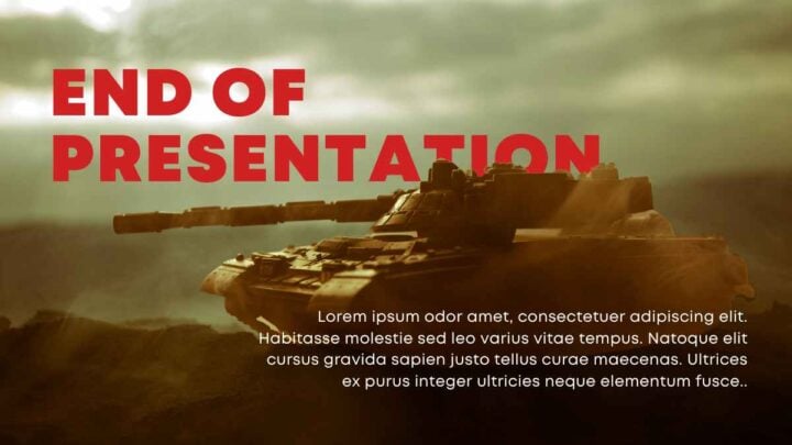 War Background. Slides Template — SlidesCarnival