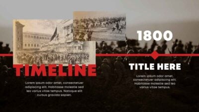 War Background. Slides Template — SlidesCarnival
