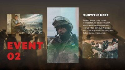 War Background. Slides Template — SlidesCarnival