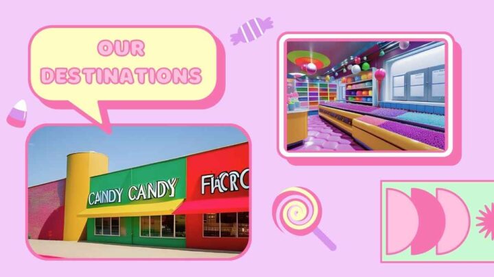 Retro Candy Factory Field Trip. Free Presentation Template — SlidesCarnival