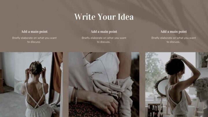 Brown Pretty Aesthetic Shadow. Free PPT & Google Slides Template ...