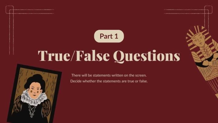 Illustrated Art History Trivia Quiz. Free PPT & Google Slides Template ...