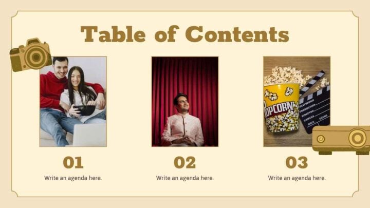 Illustrative Guess The Movie Game. Free PPT & Google Slides Template ...