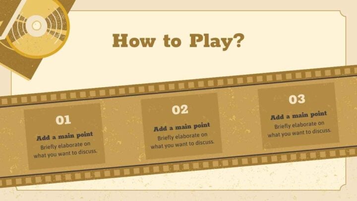 Illustrative Guess The Movie Game. Free PPT & Google Slides Template ...