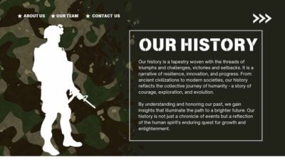 Military Background. Slides Template — SlidesCarnival