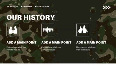 Military Background. Slides Template — SlidesCarnival