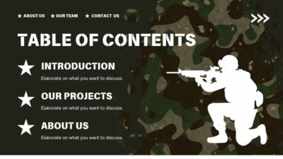Military Background. Slides Template — SlidesCarnival