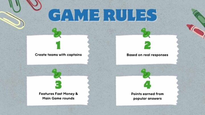 Family Feud Classroom Quiz for Teachers. Free Game Template ...