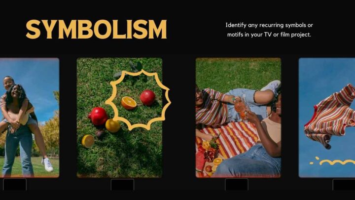Cinematic Doodle TV and Film Moodboard. Free Presentation Template ...