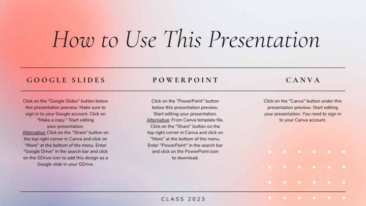 Classic Minimal Yearbook. Free PPT & Google Slides Template ...