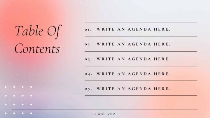 Classic Minimal Yearbook. Free PPT & Google Slides Template ...