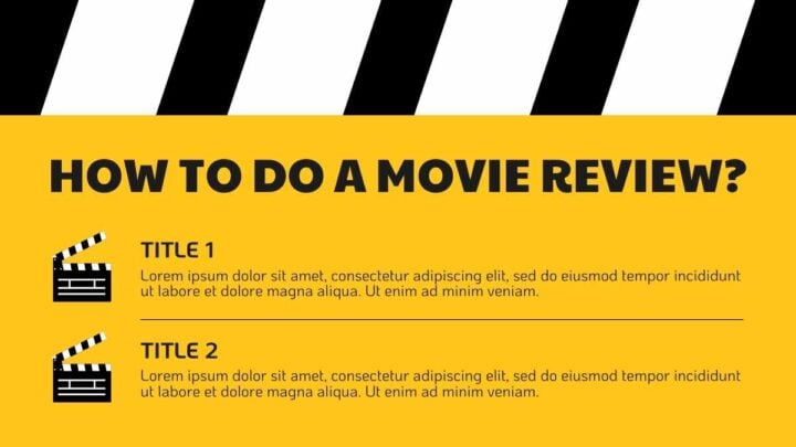 Classic Perfect Slides for a Movie Review. Free PPT & Google Slides ...