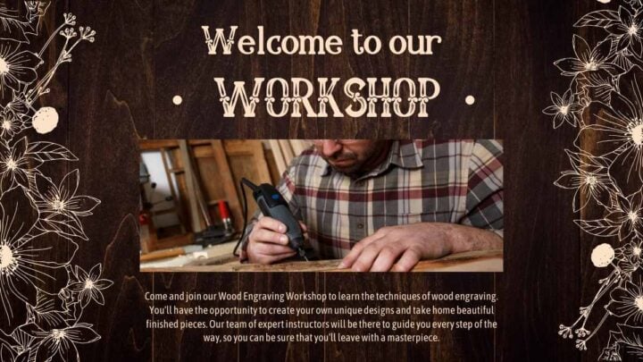 Classical Wood Engraving Workshop. Presentation Template — SlidesCarnival