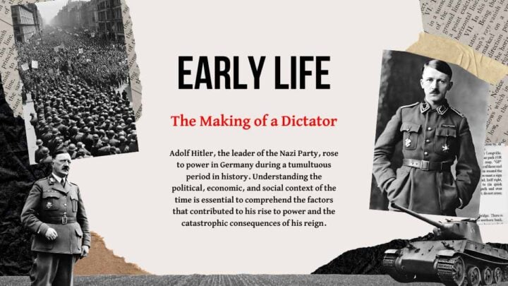 Adolf Hitler Biography . Free PPT & Google Slides Template — SlidesCarnival