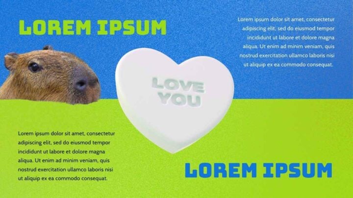 Cute Capybara Background. Free PPT & Google Slides Template ...