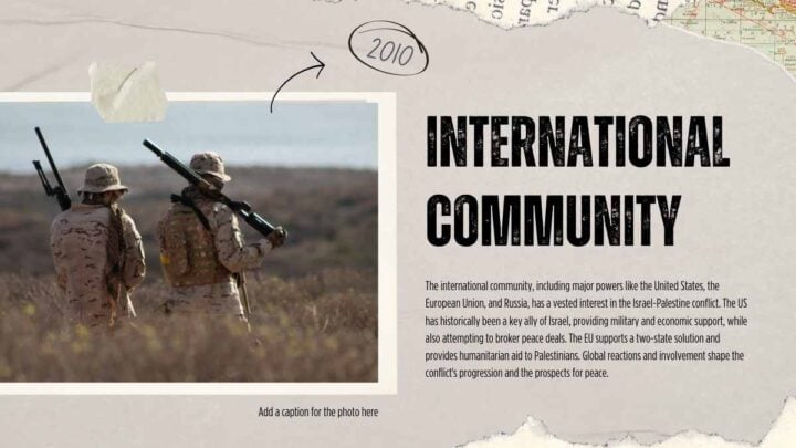 Gaza War Israel-Palestine Conflict. Free Slides Template — SlidesCarnival