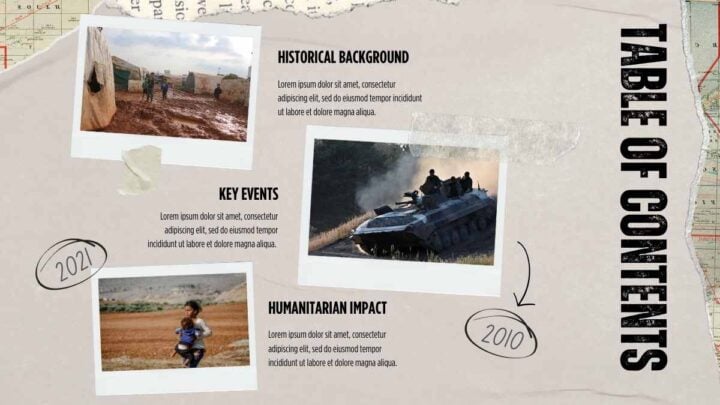 Gaza War Israel-Palestine Conflict. Free Slides Template — SlidesCarnival