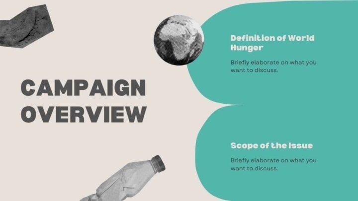 World Hunger Campaign. Free Slides Template — SlidesCarnival