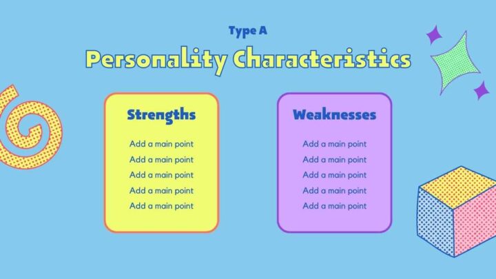 Abstract Interactive Personality Quiz. Free Presentation Template ...