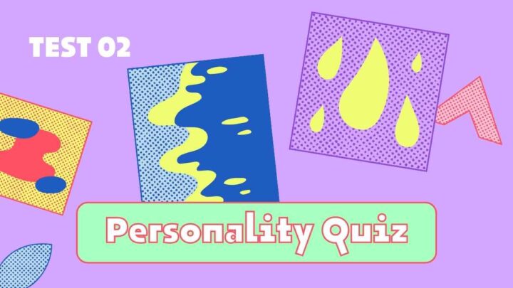 Abstract Interactive Personality Quiz. Free Presentation Template ...