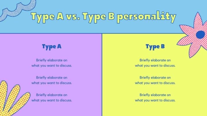 Abstract Interactive Personality Quiz. Free Presentation Template ...