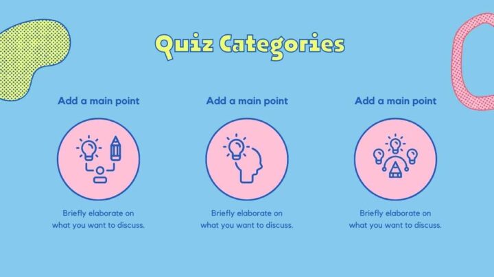 Abstract Interactive Personality Quiz. Free Presentation Template ...
