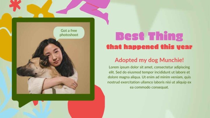 My LIfe Updates this Year Highlights. Free PPT & Google Slides Template ...