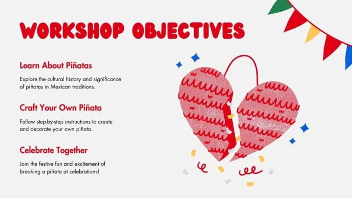 Hispanic Heritage Celebration: Mexican Piñatas Workshop. Free Slides ...