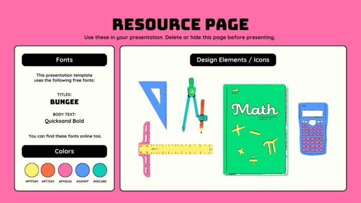 Math Lesson Slides For Grade 7: Measurement. Free Slides Template ...