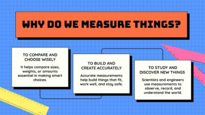 Math Lesson Slides For Grade 7: Measurement. Free Slides Template ...