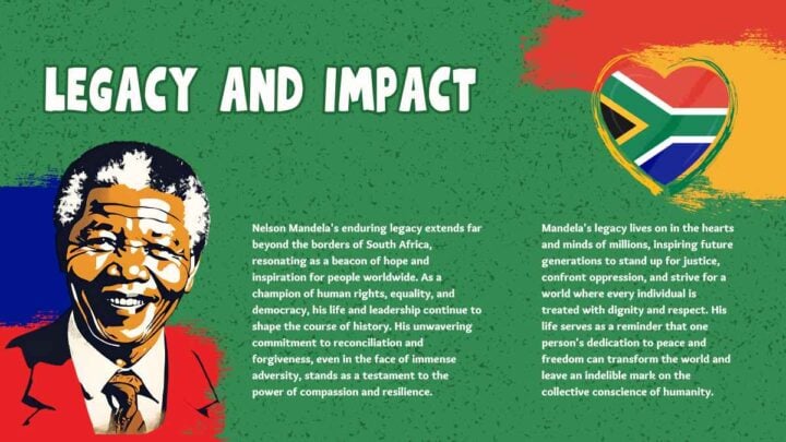 Nelson Mandela Biography . Free Slides Template — SlidesCarnival