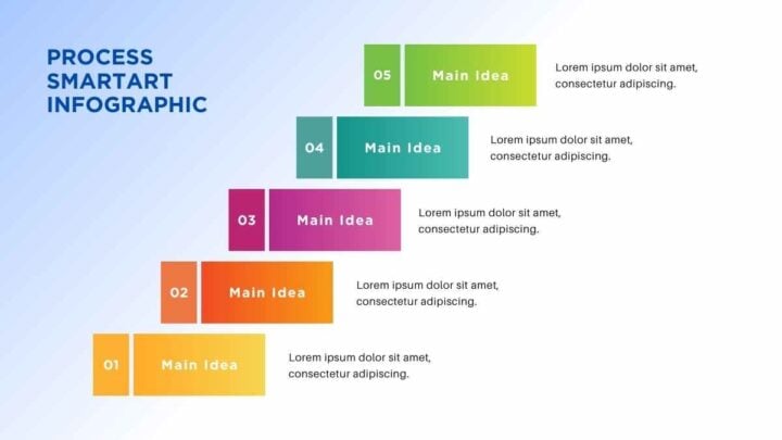 Process SmartArt Infographic. Free PPT & Google Slides Template ...