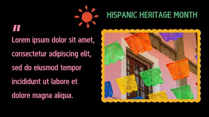 Social Studies Lesson: Hispanic Culture. Free Slides Template ...
