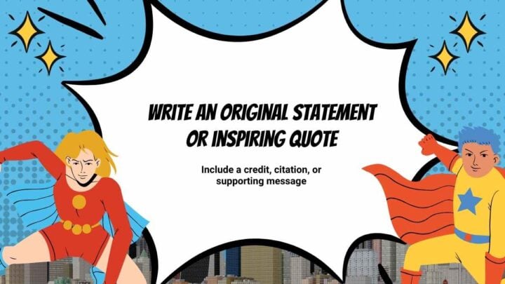 Comic Mini Super Heroes Storybook. PPT & Google Slides Template ...