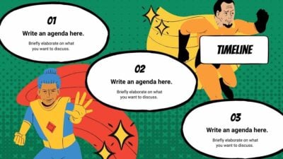 Comic Mini Super Heroes Storybook. PPT & Google Slides Template ...