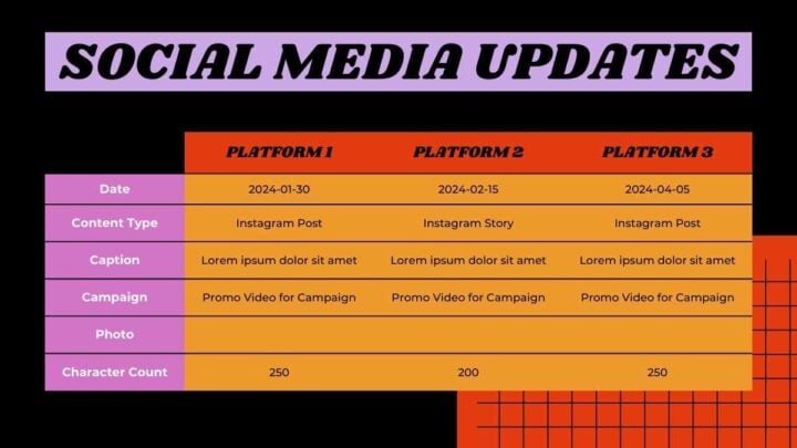 Black History Month Social Media Planner. Free PPT & Google Slides ...