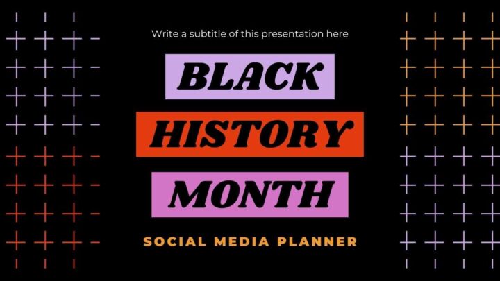 Black History Month Social Media Planner. Free PPT & Google Slides ...