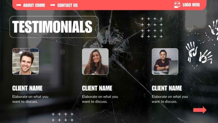 Crime Scene Report Background . Free Slides Template — SlidesCarnival