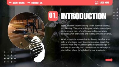 Crime Scene Report Background . Free Slides Template — SlidesCarnival