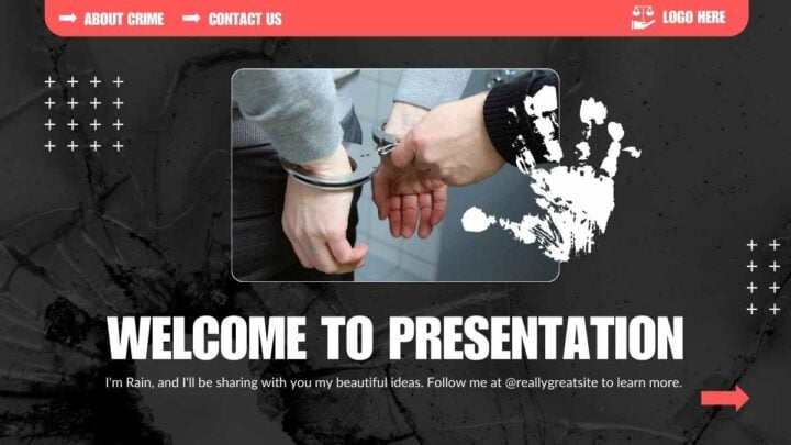 Crime Scene Report Background . Free Slides Template — SlidesCarnival