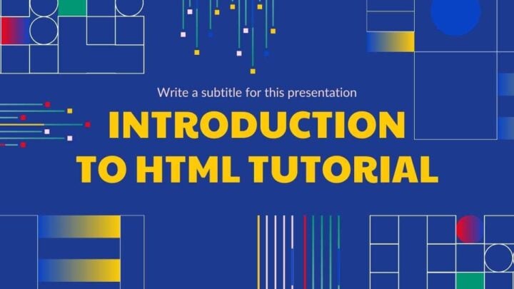 Introduction to HTML Tutorial. Free PPT & Google Slides Template ...