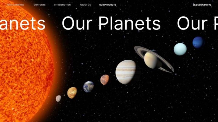Morph Space-Themed Background. Free PPT & Google Slides Template ...