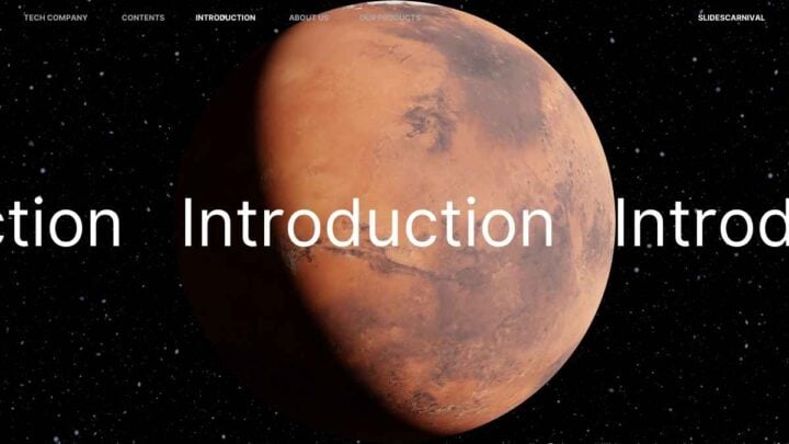Morph Space-Themed Background. Free PPT & Google Slides Template ...