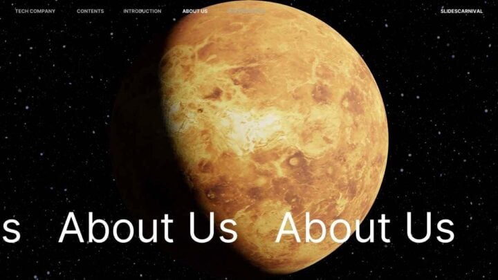 Morph Space-Themed Background. Free PPT & Google Slides Template ...