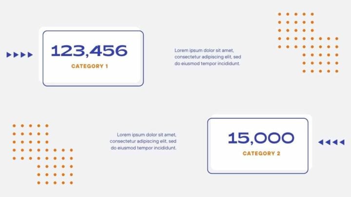 Social Media Report with Cycle Diagrams. Free Slides Template ...