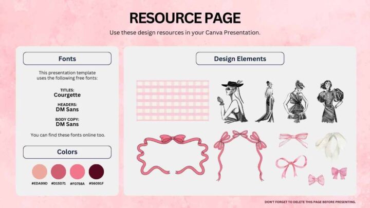 Coquette Aesthetic Social Media . Free Slides Template — SlidesCarnival