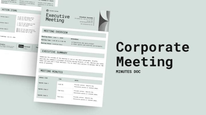 Free Meeting Minutes PowerPoint Templates & Google Slides Themes ...