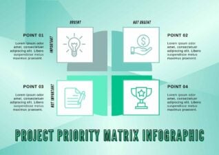 Project Priority Matrix Infographic. Slides Template — SlidesCarnival