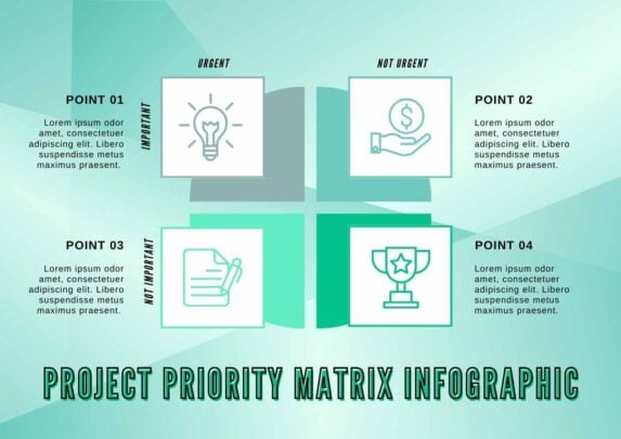 Project Priority Matrix Infographic. Slides Template — SlidesCarnival