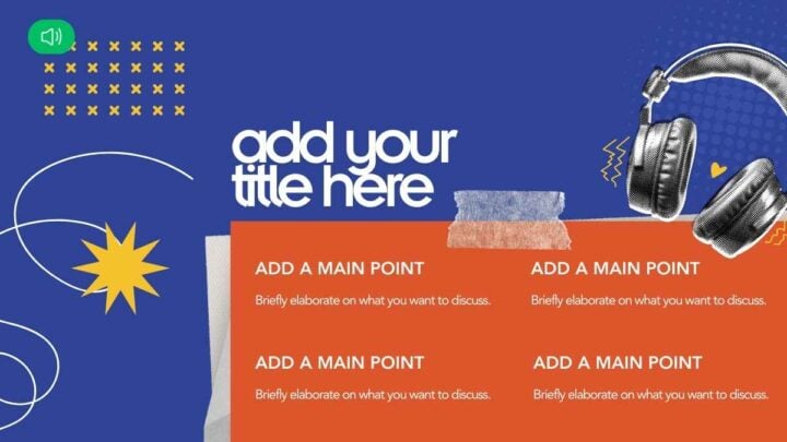 Slides with Music. Slides Template — SlidesCarnival